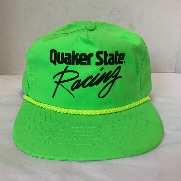quaker state | Accessories | Quaker State Racing Slidestrap Hat Neon ...